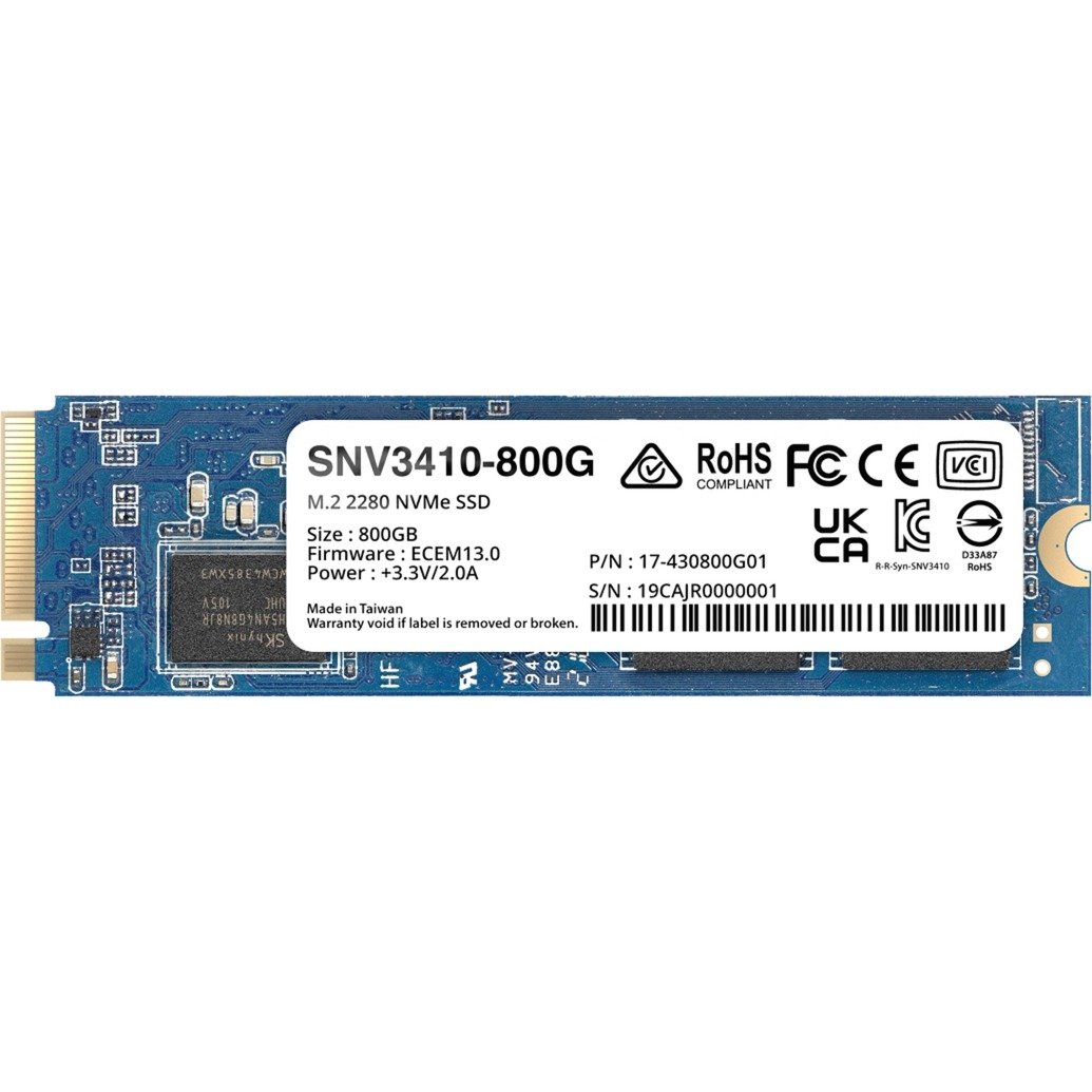 Synology M.2 NVMe SSD SNV3410-800G EOL - NAS STORE