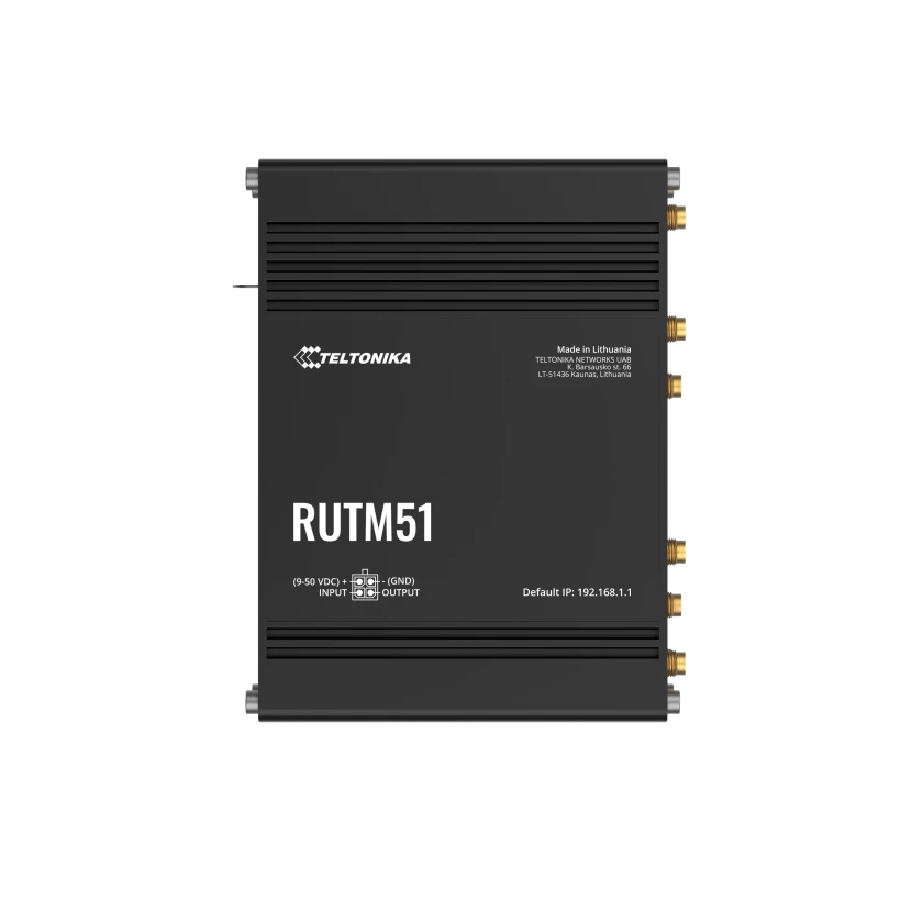 Teltonika industrial 5G Router RUTM51 - NAS STORE