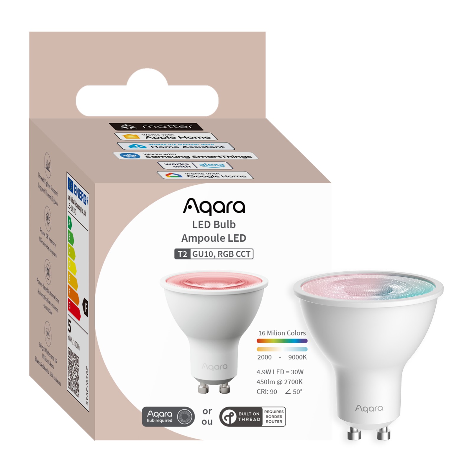 Aqara LED BulbT2 RGB CCT GU10 - NAS STORE