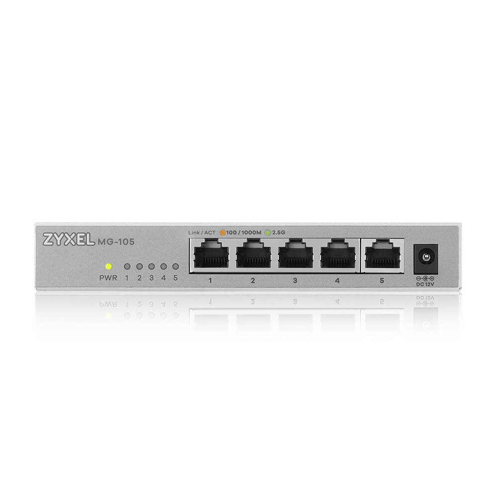 Zyxel MG-105 5 ports desktop 2.5G Unmanaged Desktop Switch - NAS STORE